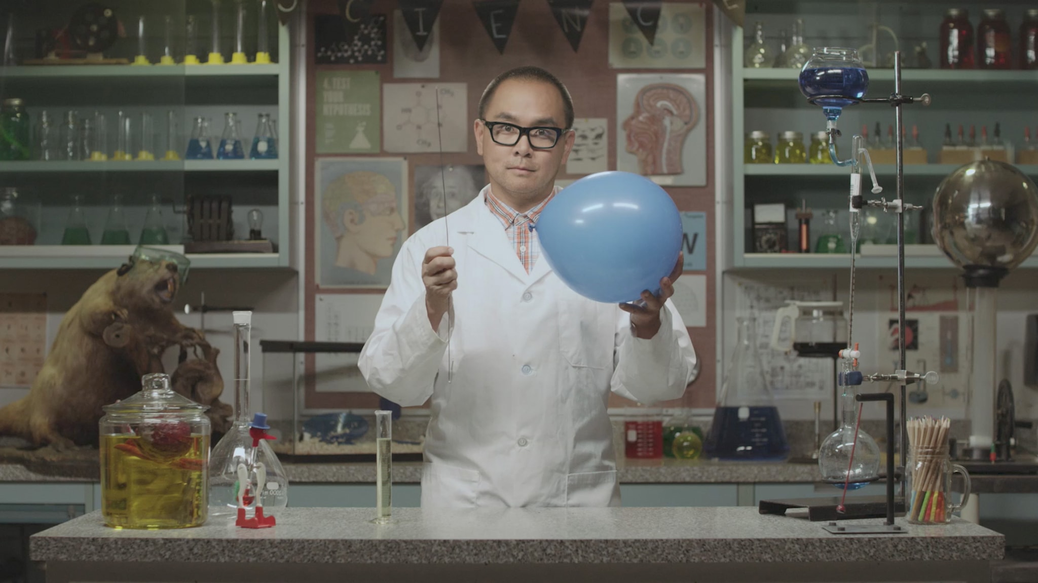 Moment of Science - Liquid Nitrogen, Balloon Kebab | The ADCC