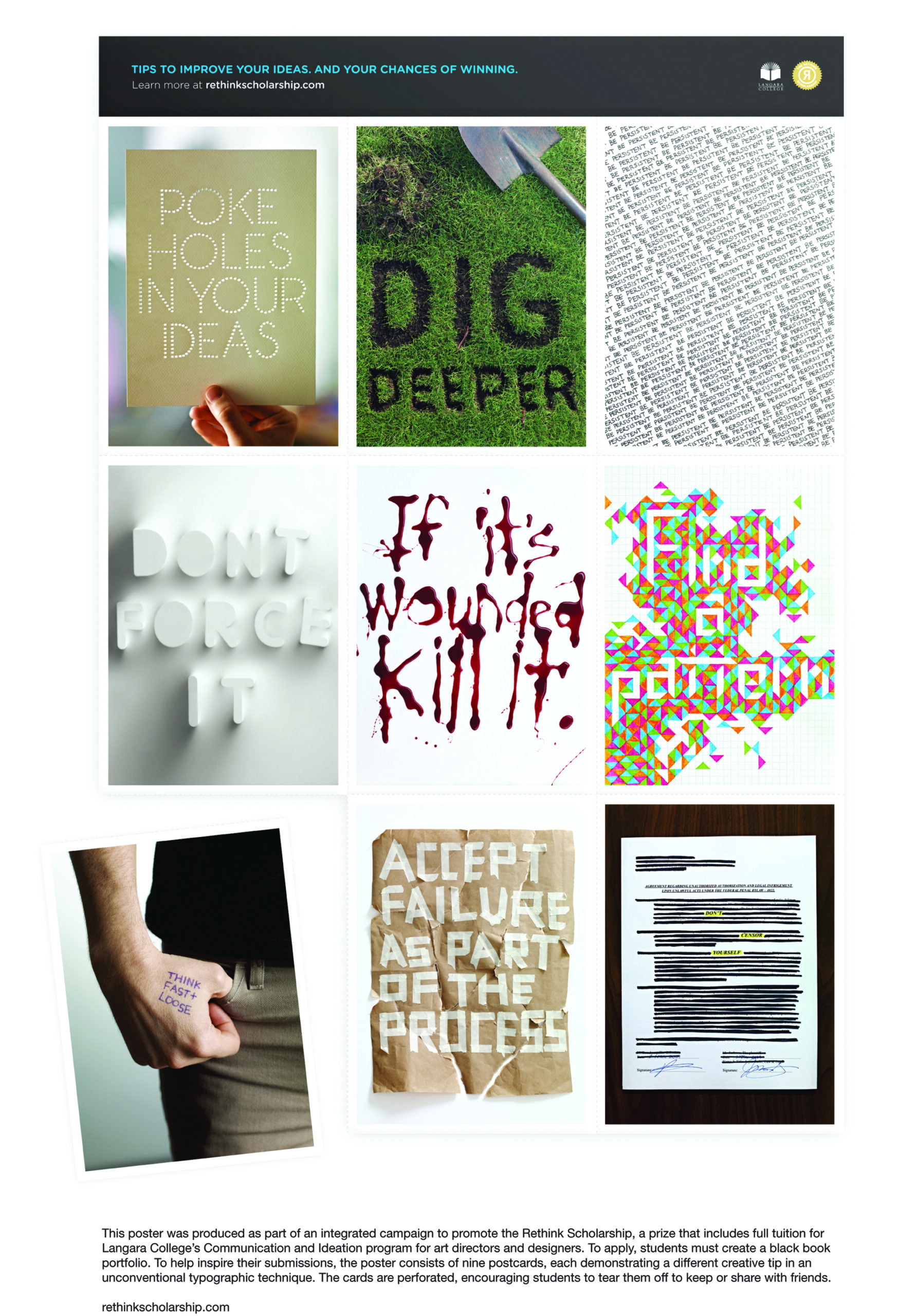 The Langara Scholarship Poster | The ADCC