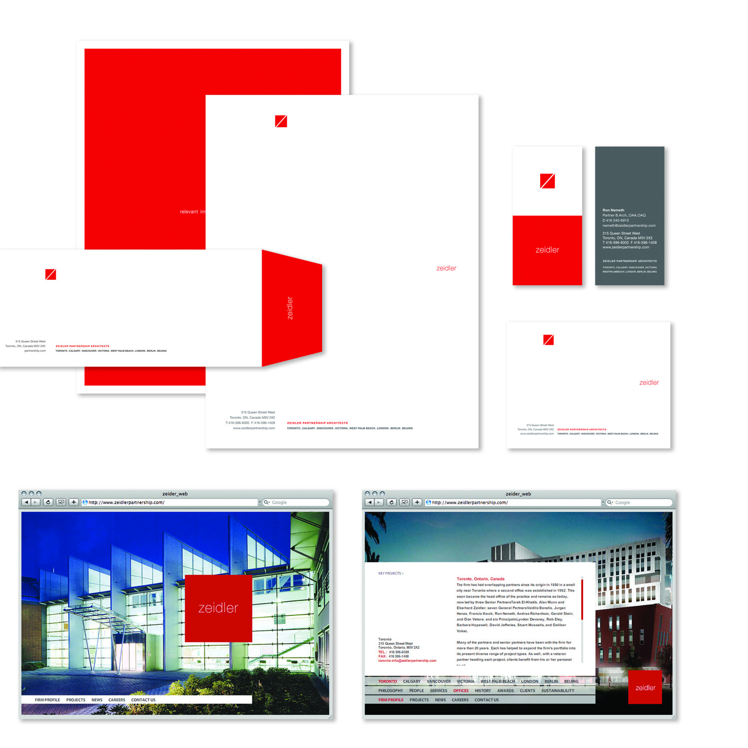 Zeidler Architects Identity | The ADCC