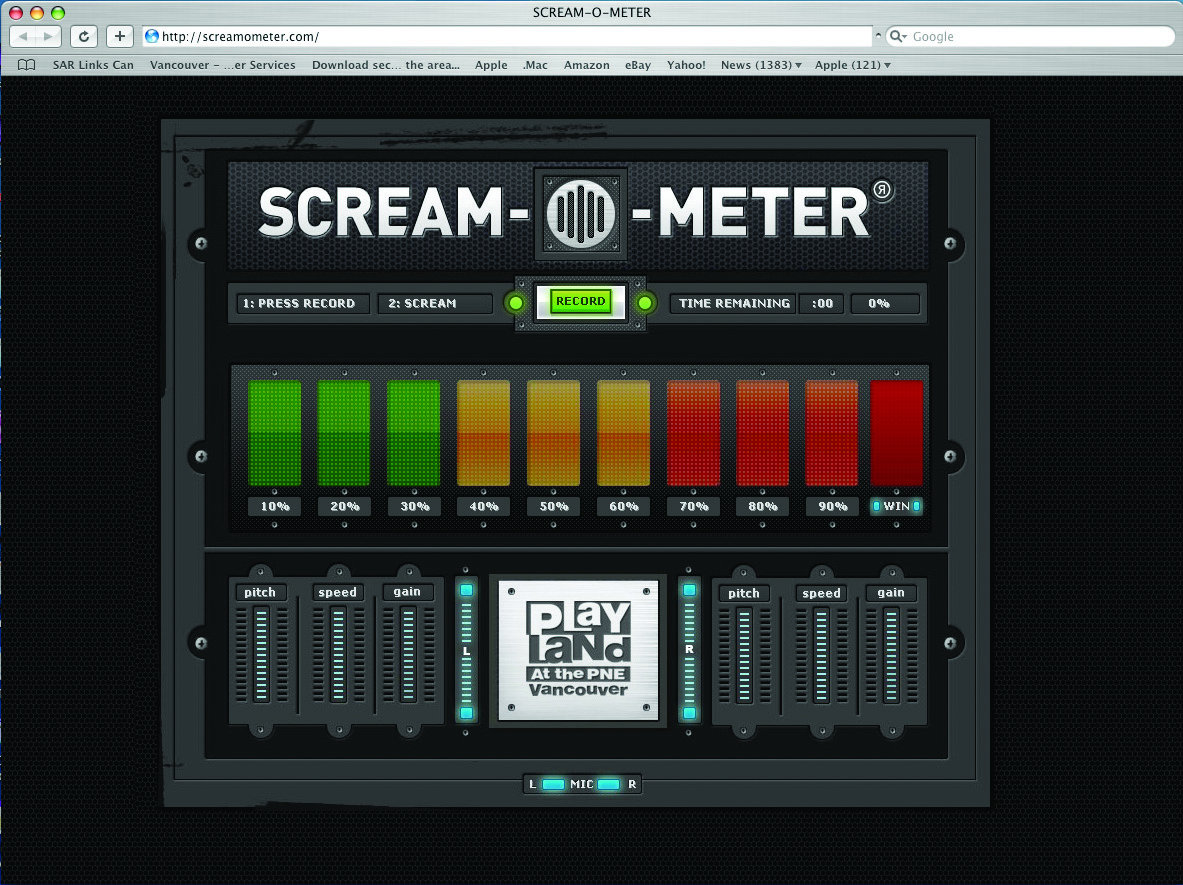 Scream-O-Meter | The ADCC