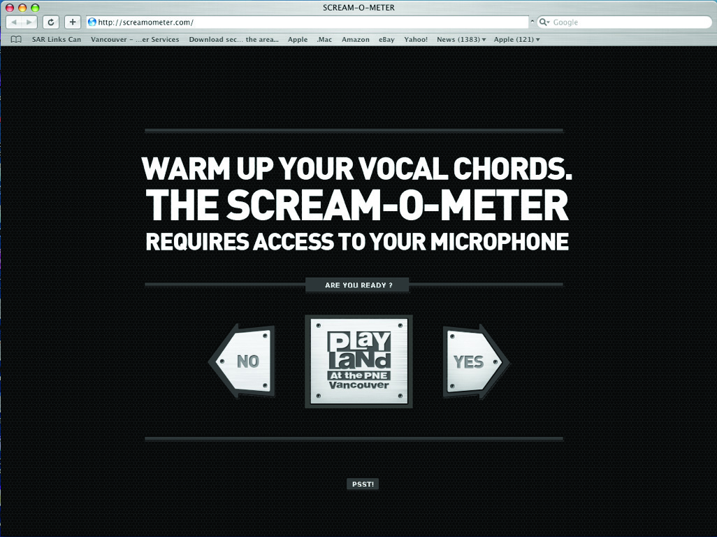 Scream-O-Meter | The ADCC