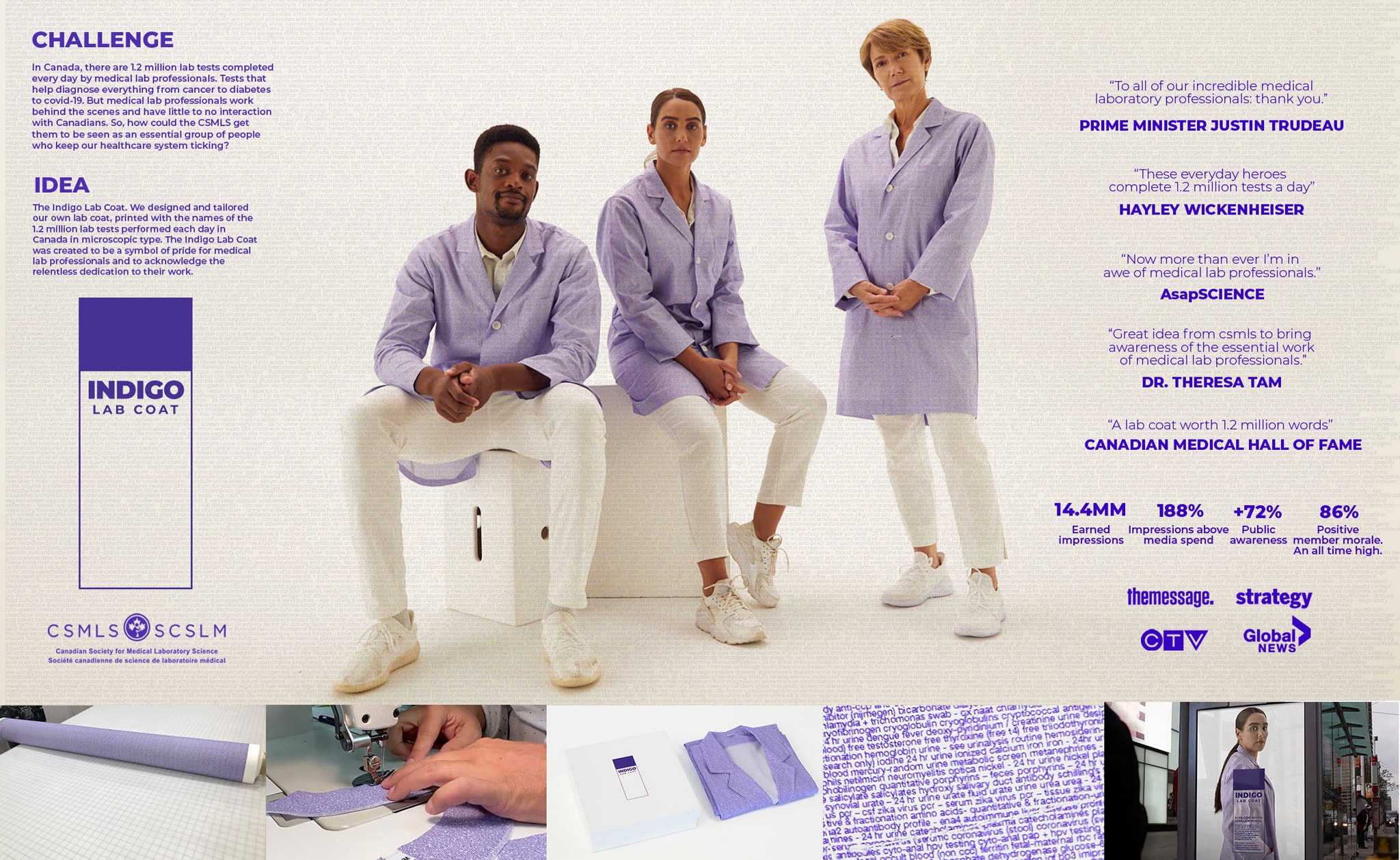 The Indigo Lab Coat | The ADCC